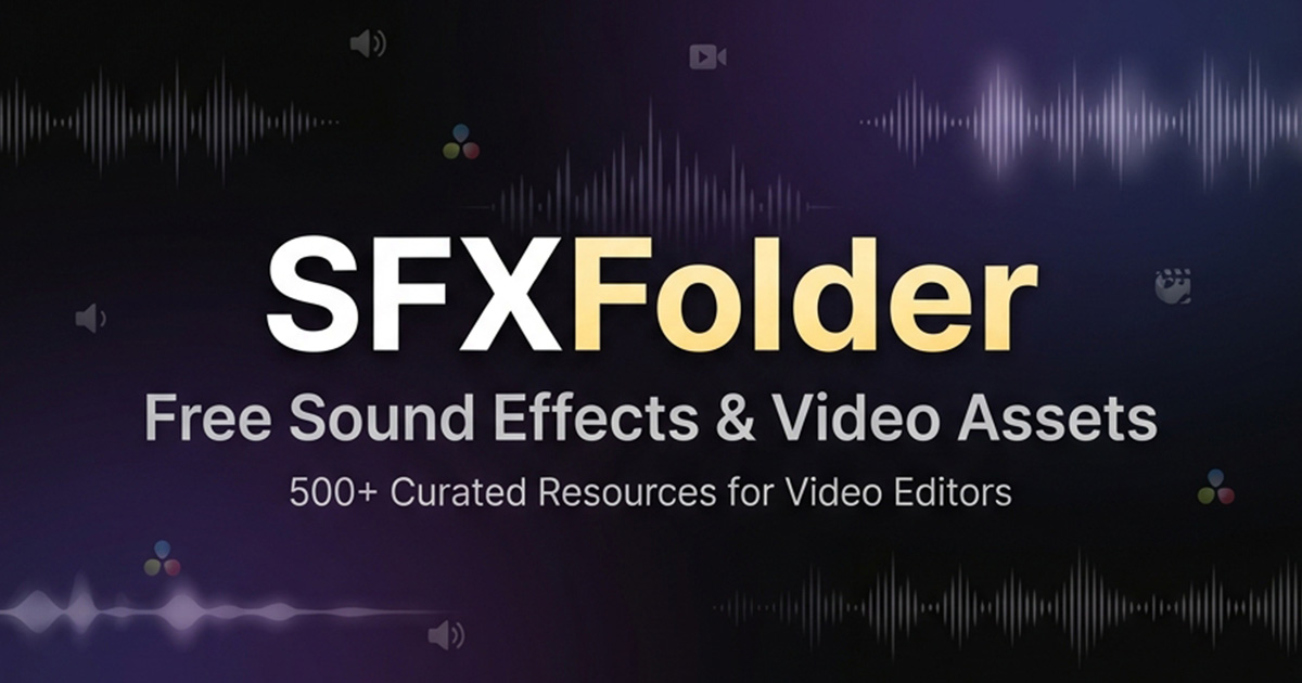 Free Sound Effects & Video Assets Download — SFXFolder